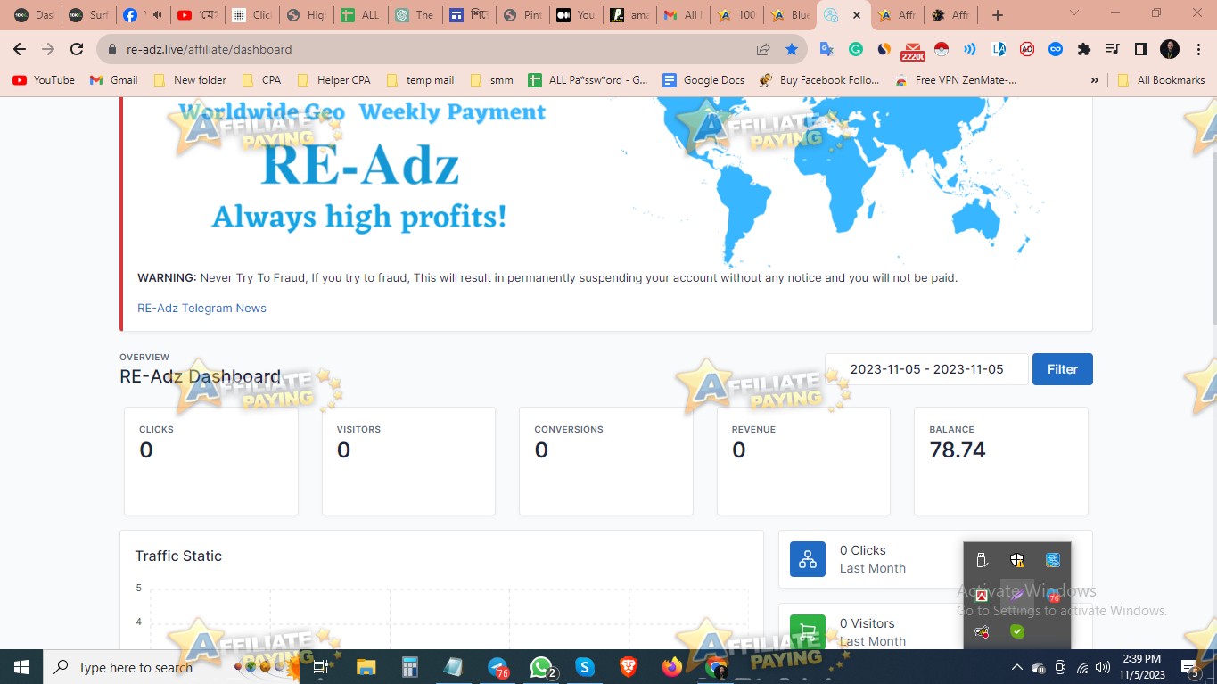 RE-Adz Reviews & Details - Affiliate Networks - Affpaying