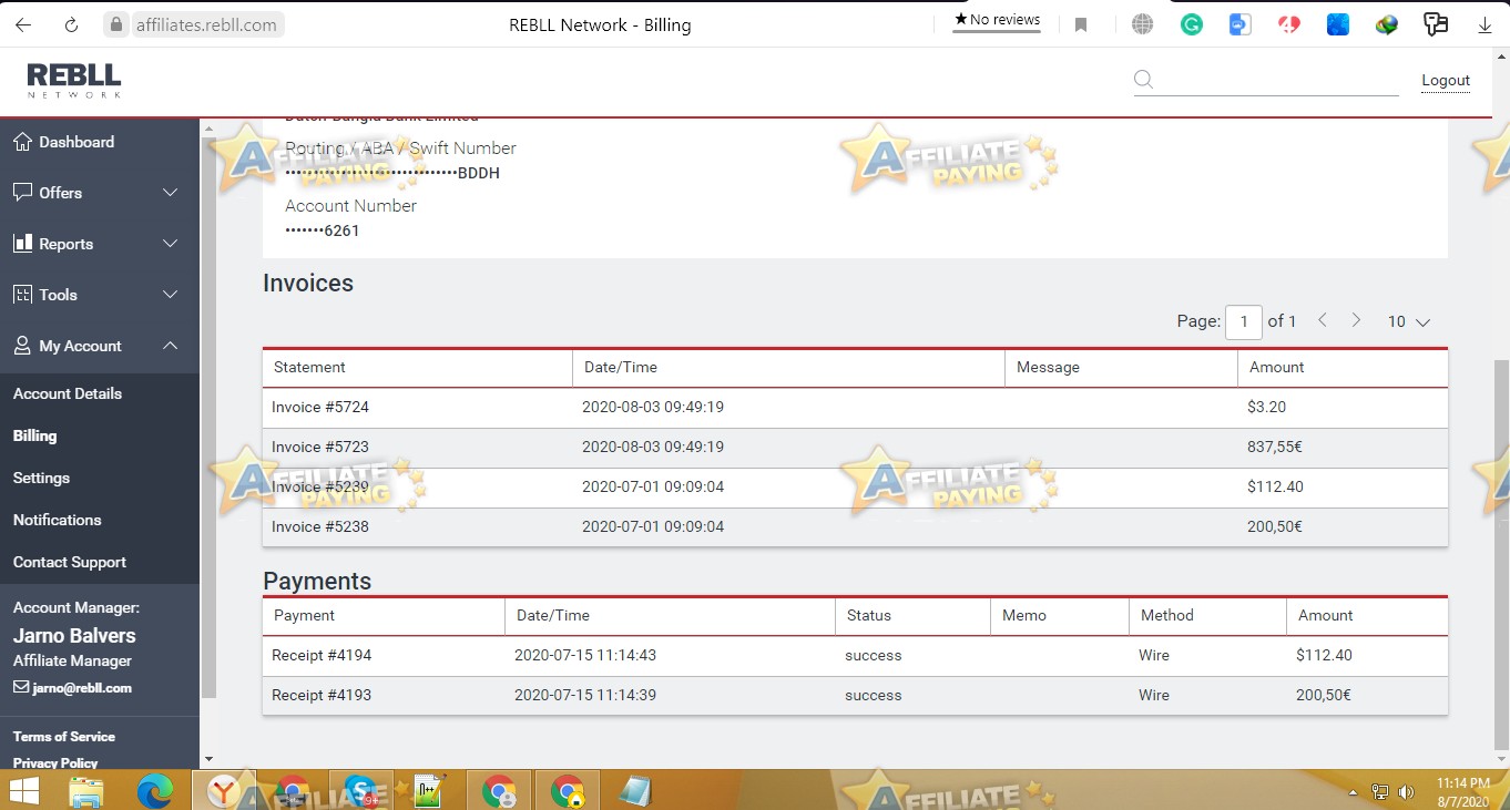 Rebll Network - CPA Network Reviews - Affpaying