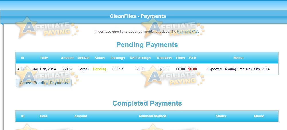 CleanFiles - PPD Affiliate Network Reviews - Affpaying