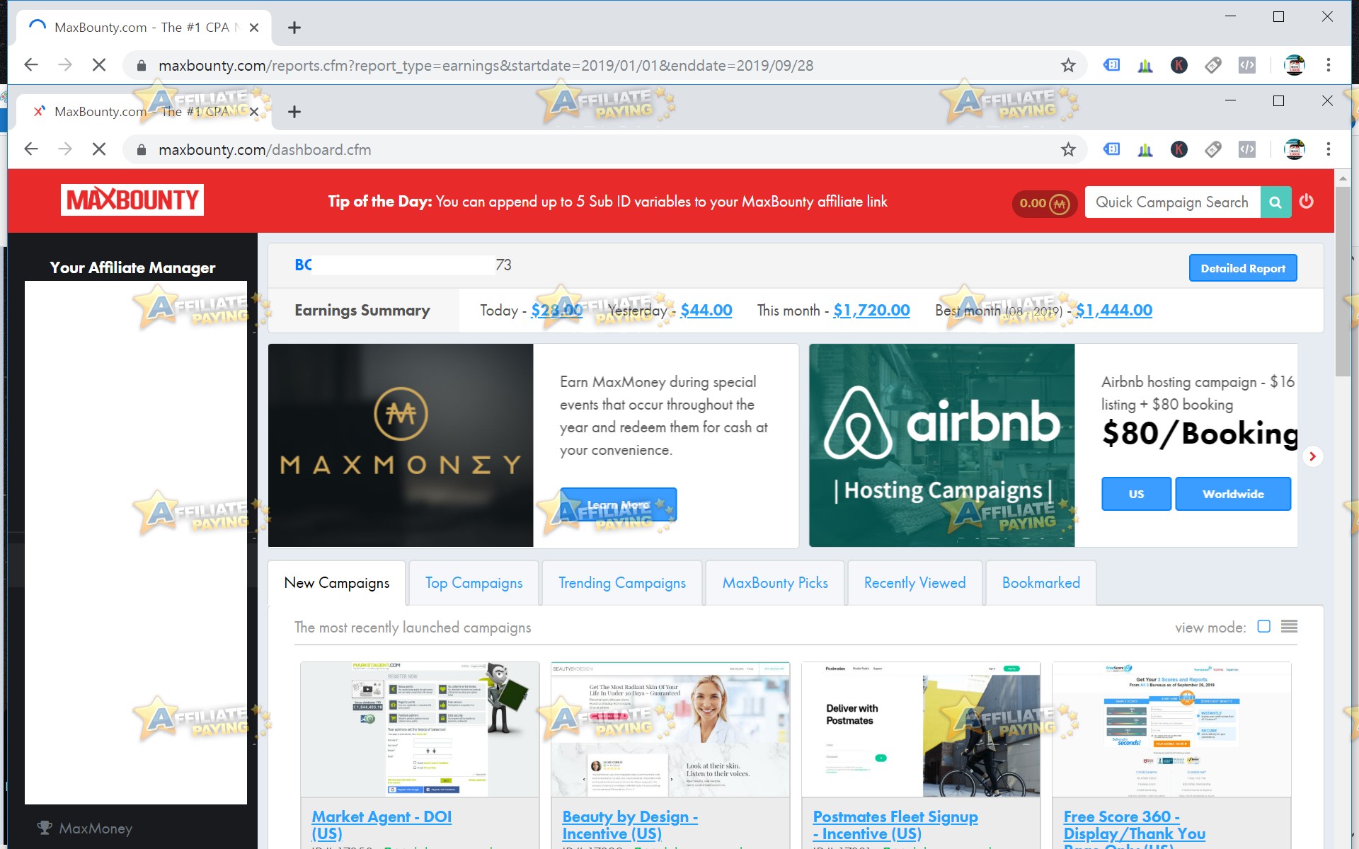 MaxBounty - CPA Network Reviews - Affpaying