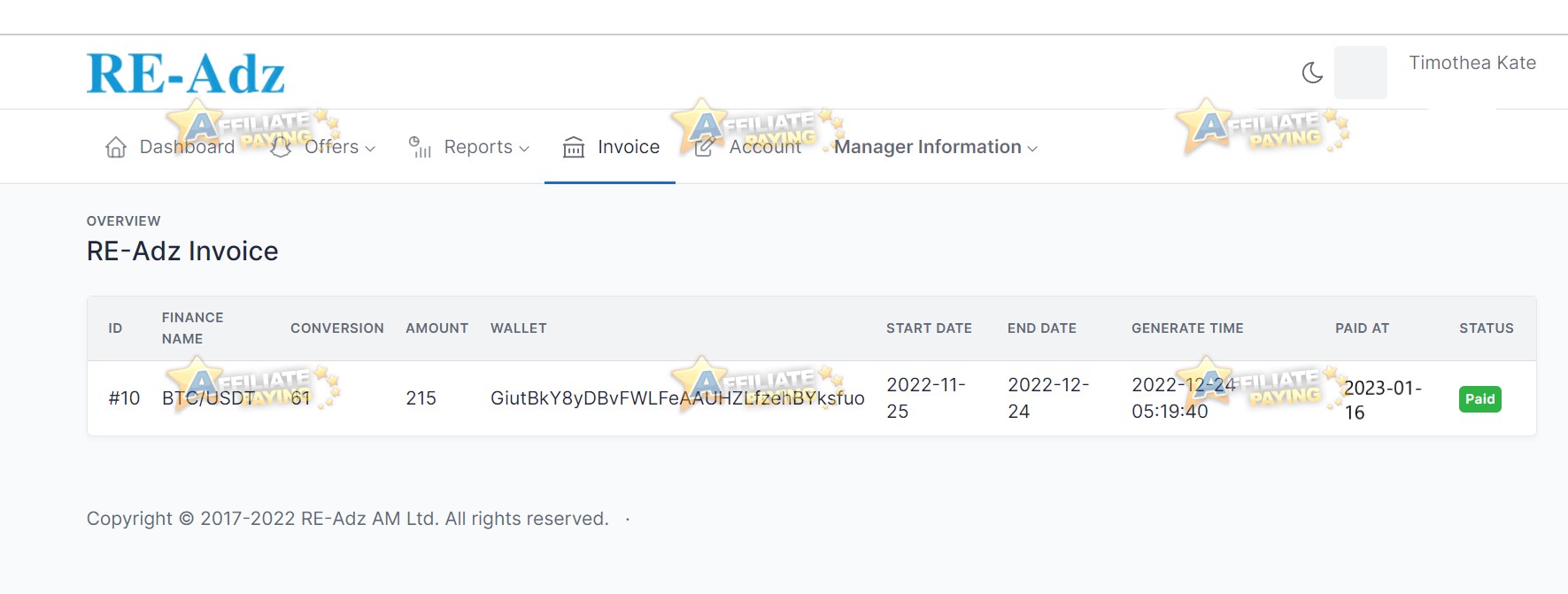RE-Adz Reviews & Details - Affiliate Networks - Affpaying