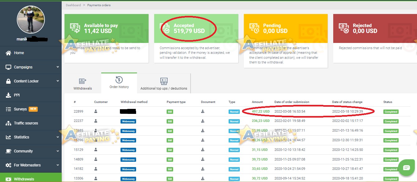 MyLead - Affiliate Network Reviews - Affpaying
