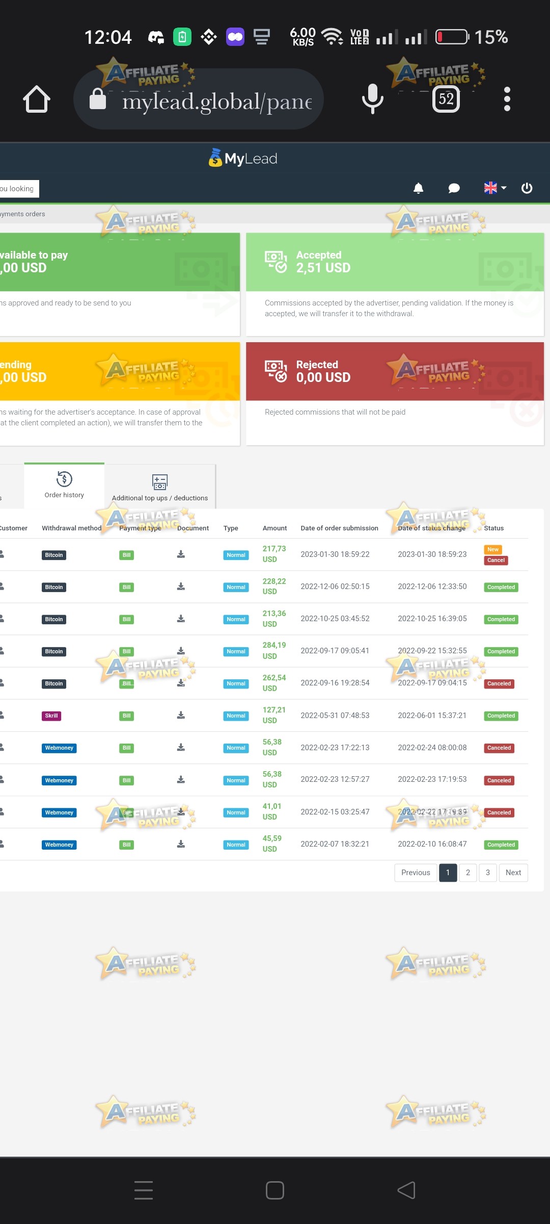 MyLead - Affiliate Network Reviews - Affpaying