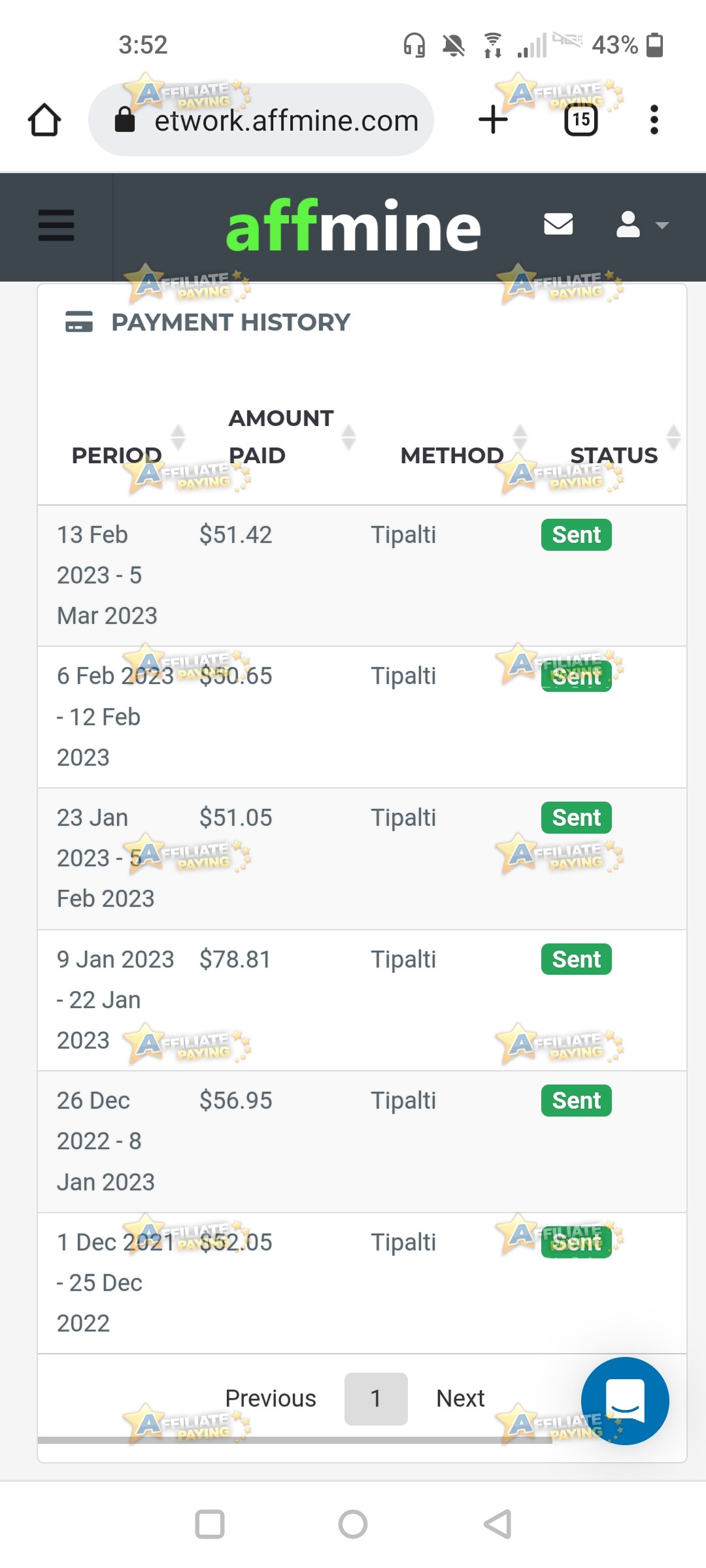 Affmine - CPA Network Reviews - Affpaying