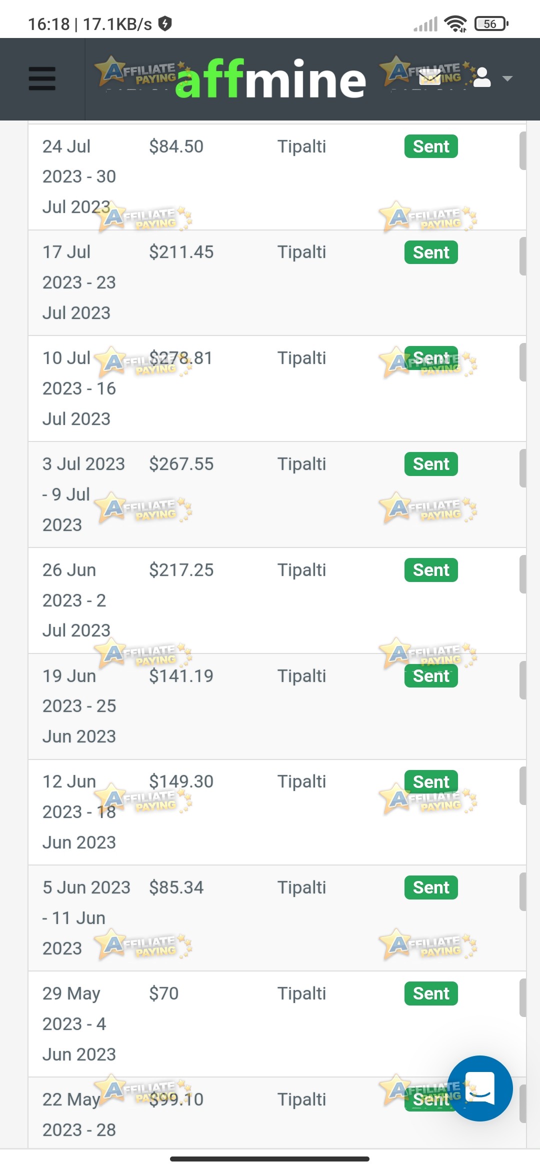 Affmine - CPA Network Reviews - Affpaying