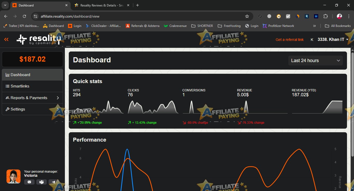 Resality Reviews & Details - Smartlink Affiliate Network - Affpaying