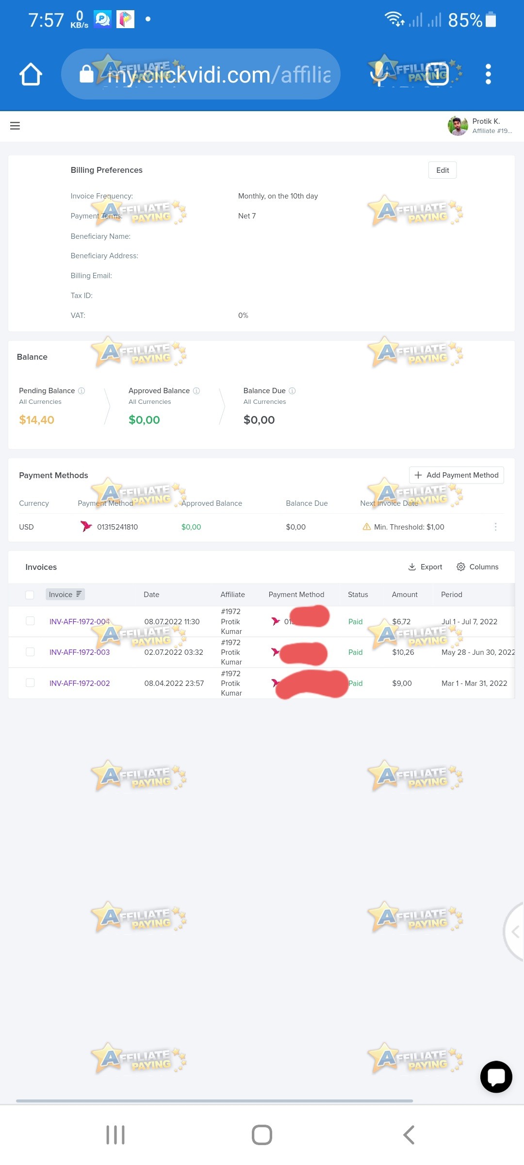 Clickvidi - CPA Network Reviews - Affpaying