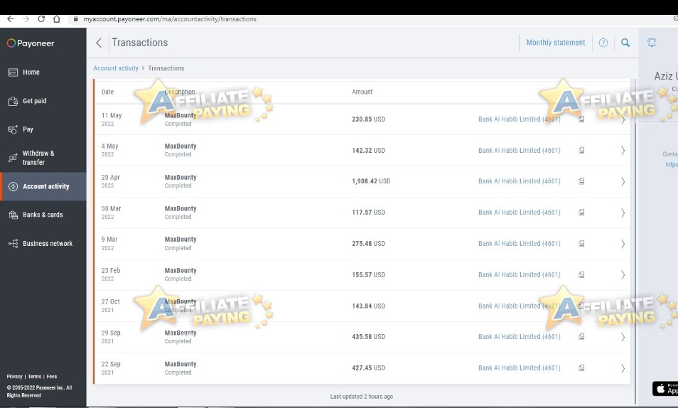 MaxBounty - CPA Network Reviews - Affpaying