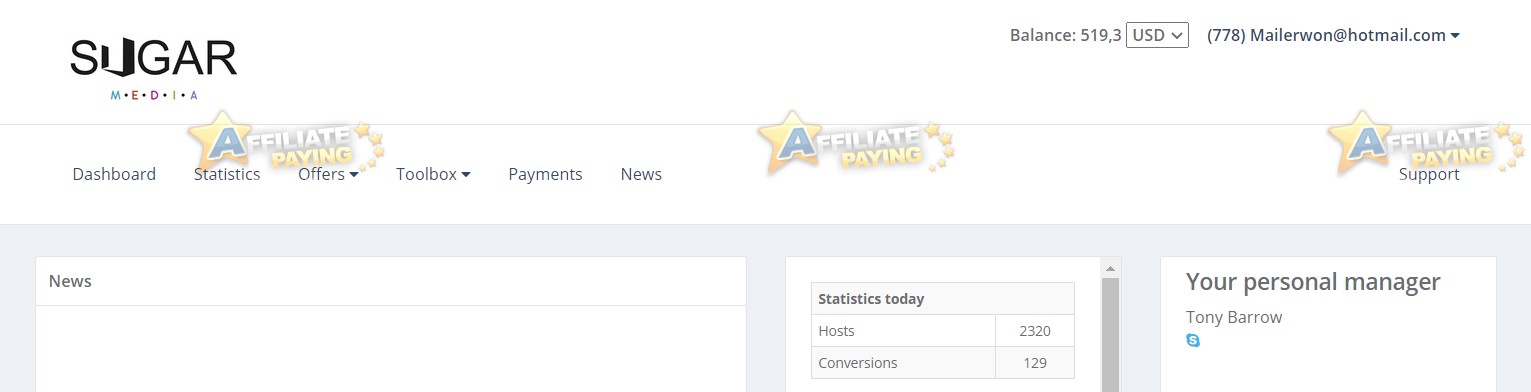 Sugar Media - Affiliate Network Reviews - Affpaying