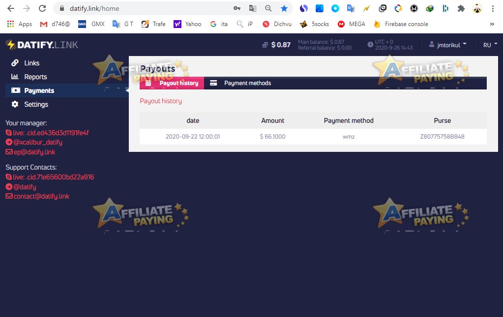 Datify.Link - Dating Smartlink Affiliate Network Reviews - Affpaying